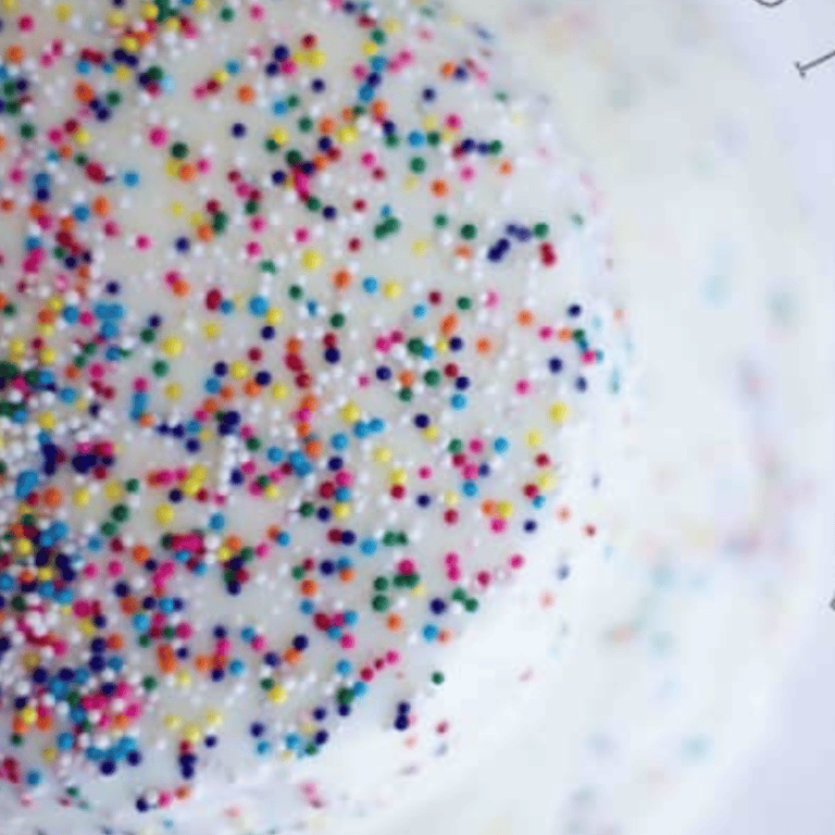 Frost professional looking cakes with pourable faux fondant icing