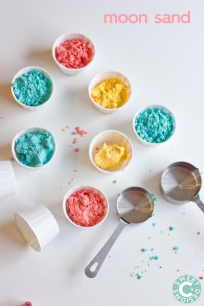 Homemade Gluten Free Moon Sand - Sweet C's Designs