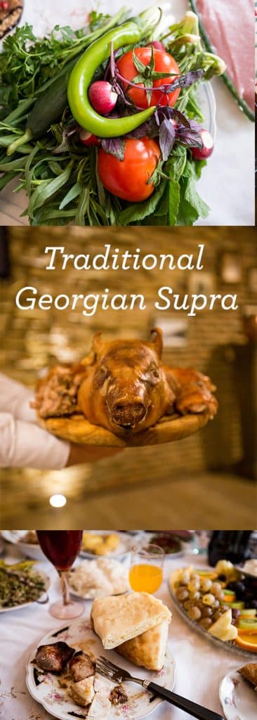 Georgian Supra Traditional Wine Feast