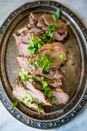 Italian Marinated Leg of Lamb