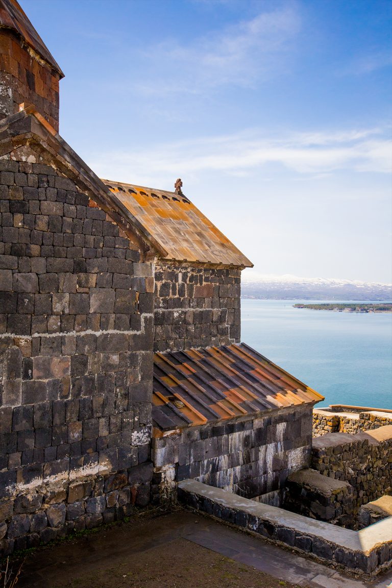 Lake Sevan, Armenia, and Sevanavank Monastery Ruins