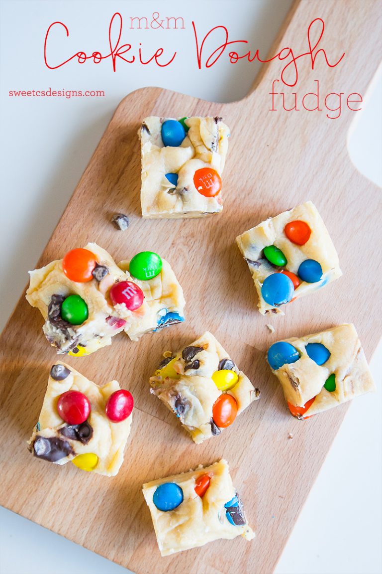Easy Candy Cookie Dough Fudge