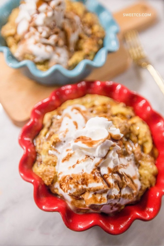 Coffee Soaked Bread Pudding - Sweet Cs Designs