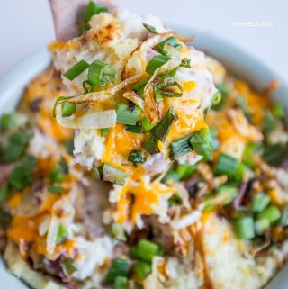 Cheesy Ham and Mashed Potato Casserole - Sweet Cs Designs