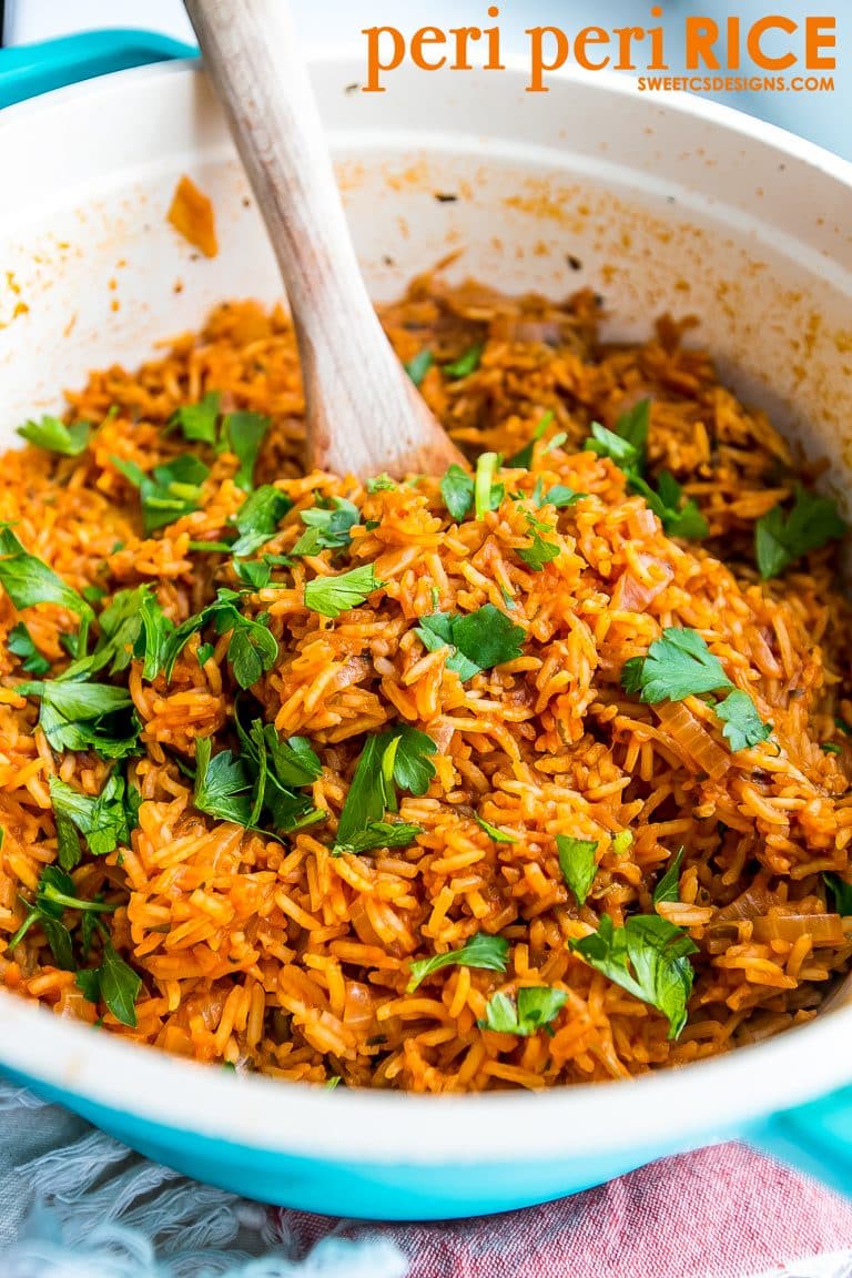 One Pot Knockoff Nando's Spicy Peri Peri Rice - Sweet Cs Designs