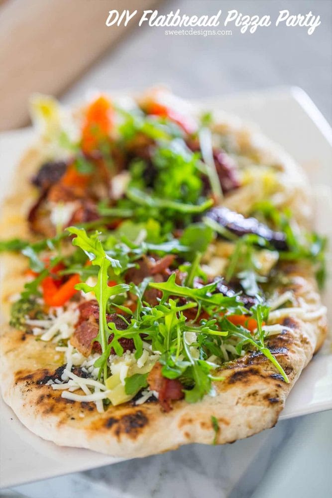 DIY Flatbread Pizza Party + That Time I Cooked With Tiffani Theissen ...