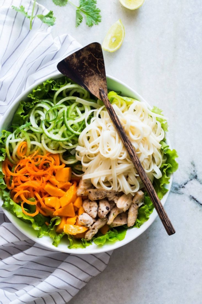 Tropical Mango Noodle Salad - Sweet Cs Designs