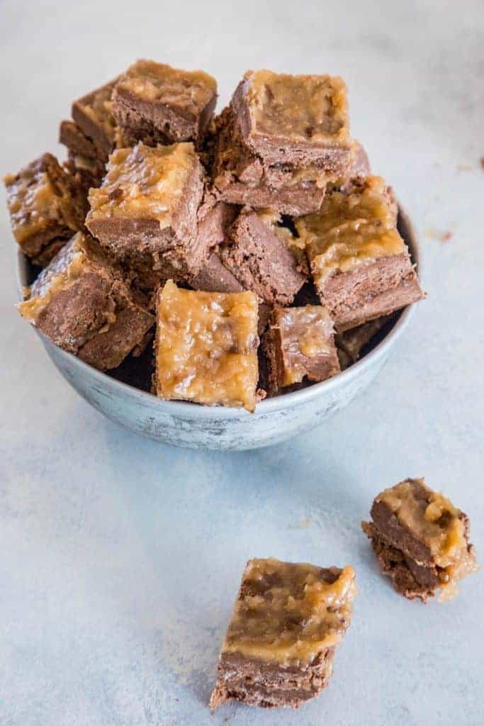 German Chocolate Cake Batter Microwave Fudge Recipe