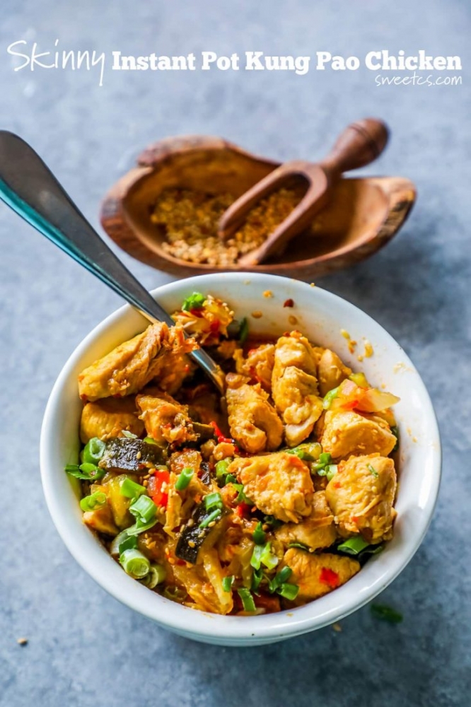 Instant Pot Paleo Kung Pao Chicken - Sweet Cs Designs