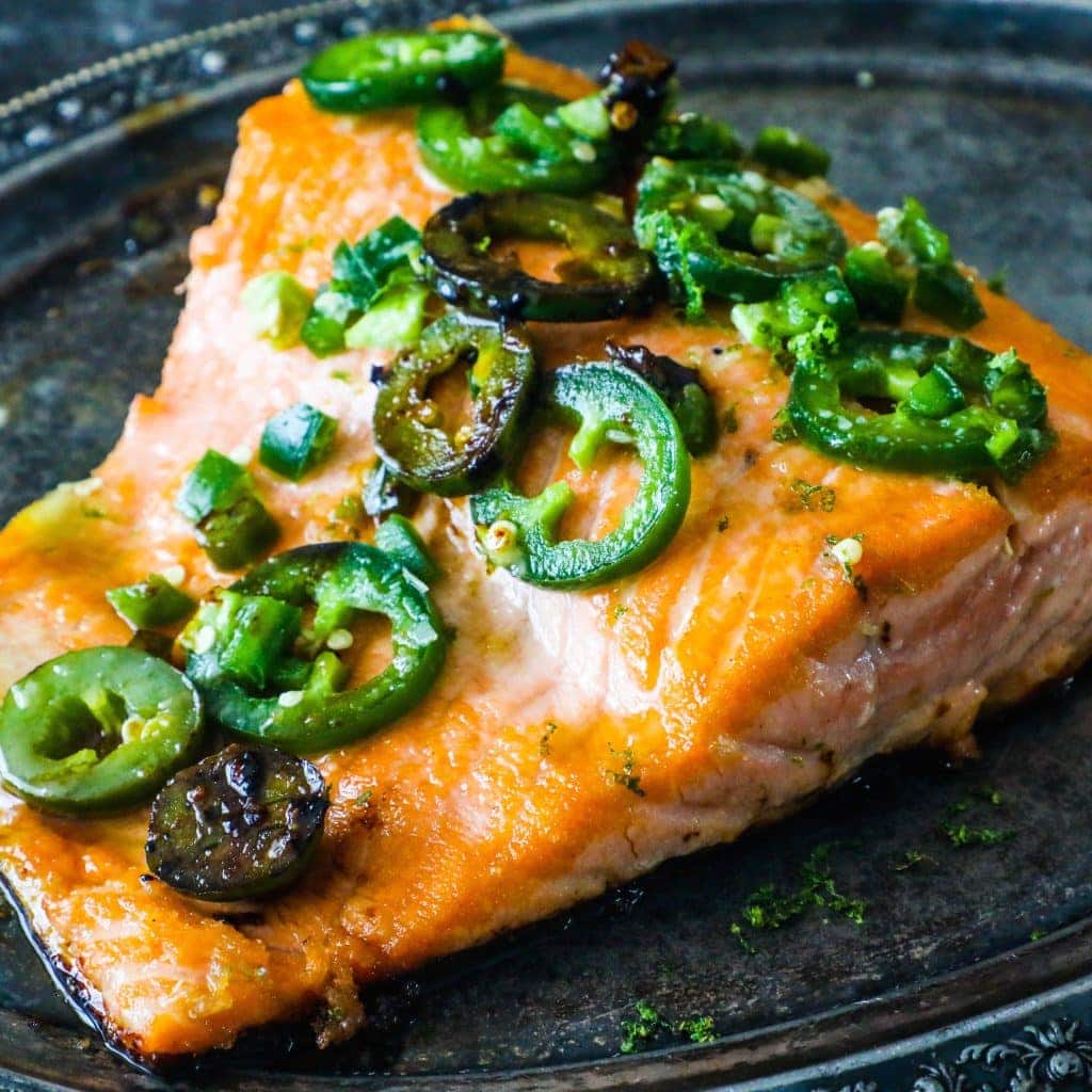 Honey Lime Jalapeno Salmon