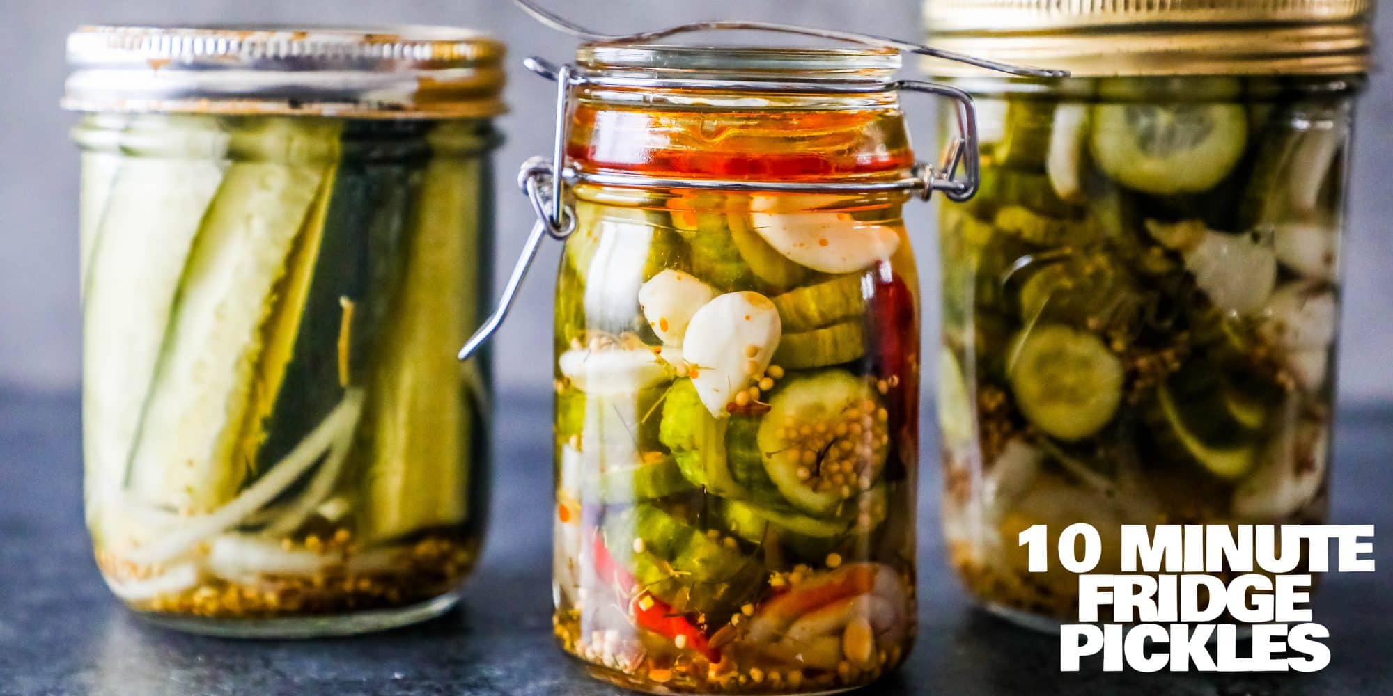 10 Minute Fridge Pickles - Sweet Cs Designs