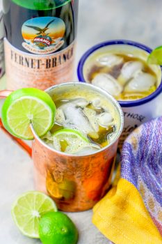 Italian Mule Cocktail with Fernet and Ginger Beer Recipe