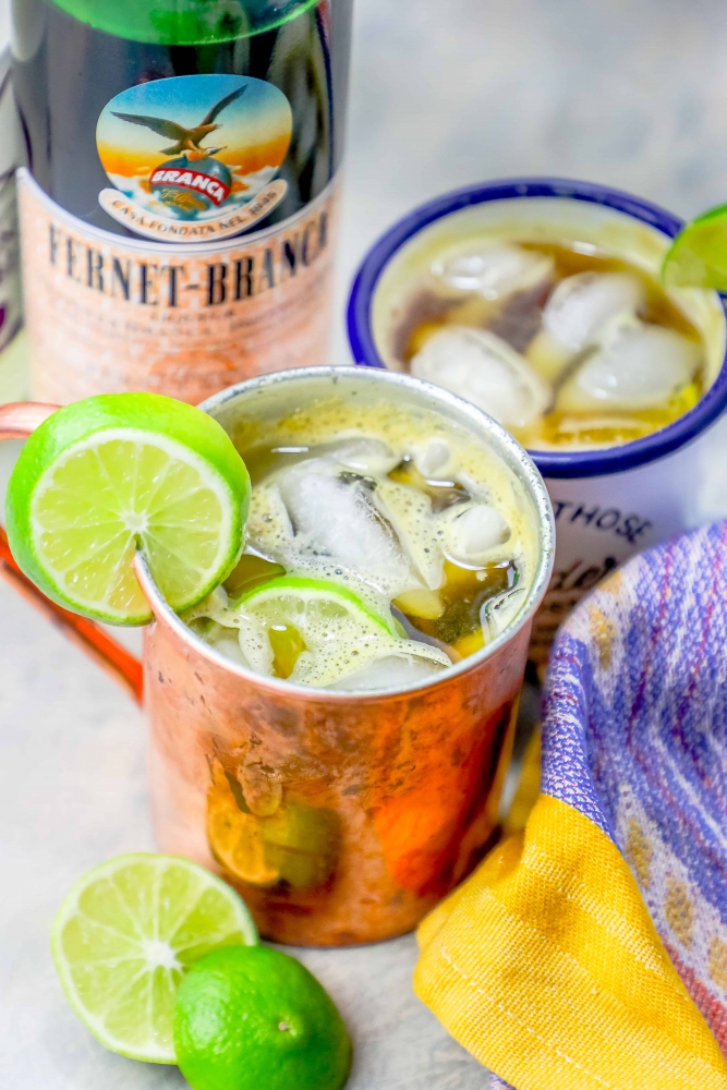 Italian Mule Cocktail with Fernet and Ginger Beer Recipe