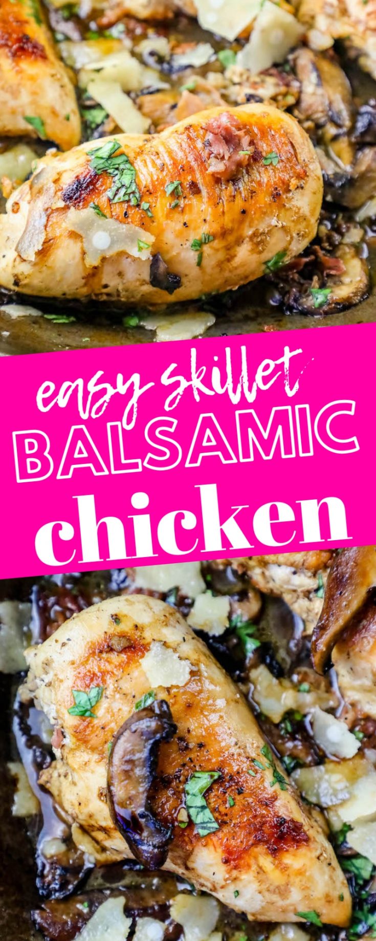 Easy Skillet Balsamic Chicken - Sweet Cs Designs