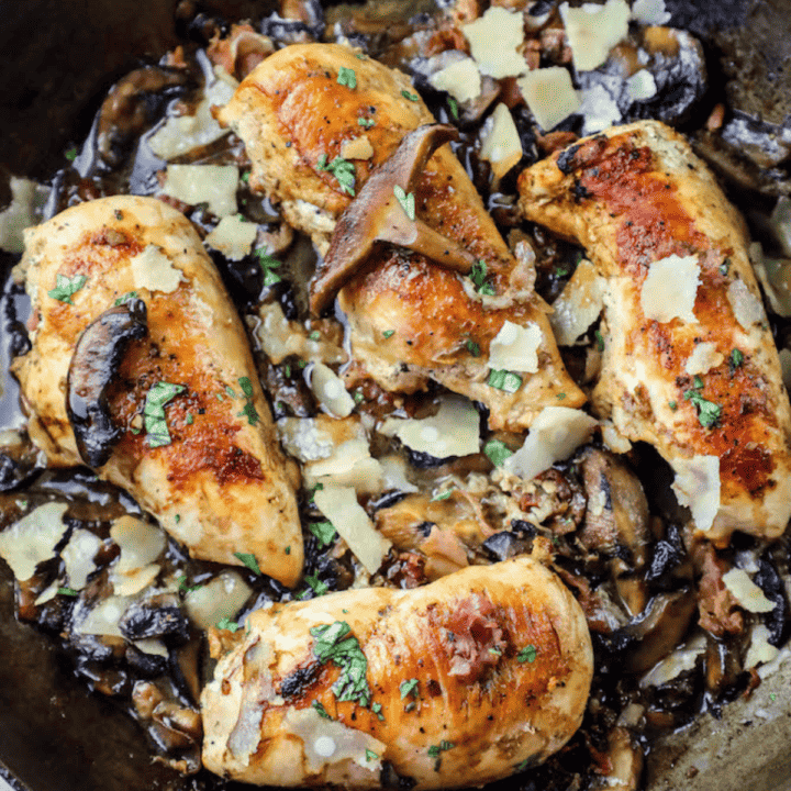 Easy Skillet Balsamic Chicken - Sweet Cs Designs