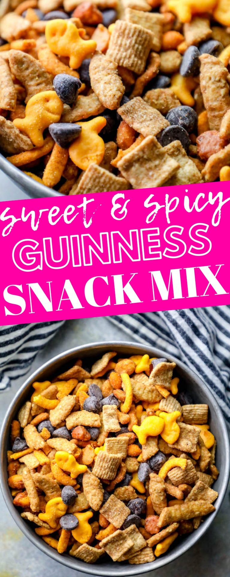 Sweet and Spicy Guinness Snack Mix - Sweet Cs Designs