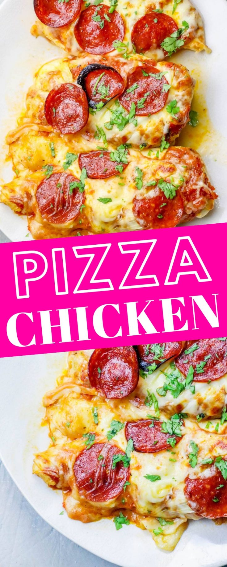 Low Carb Cheesy Pizza Chicken Dinner Recipe
