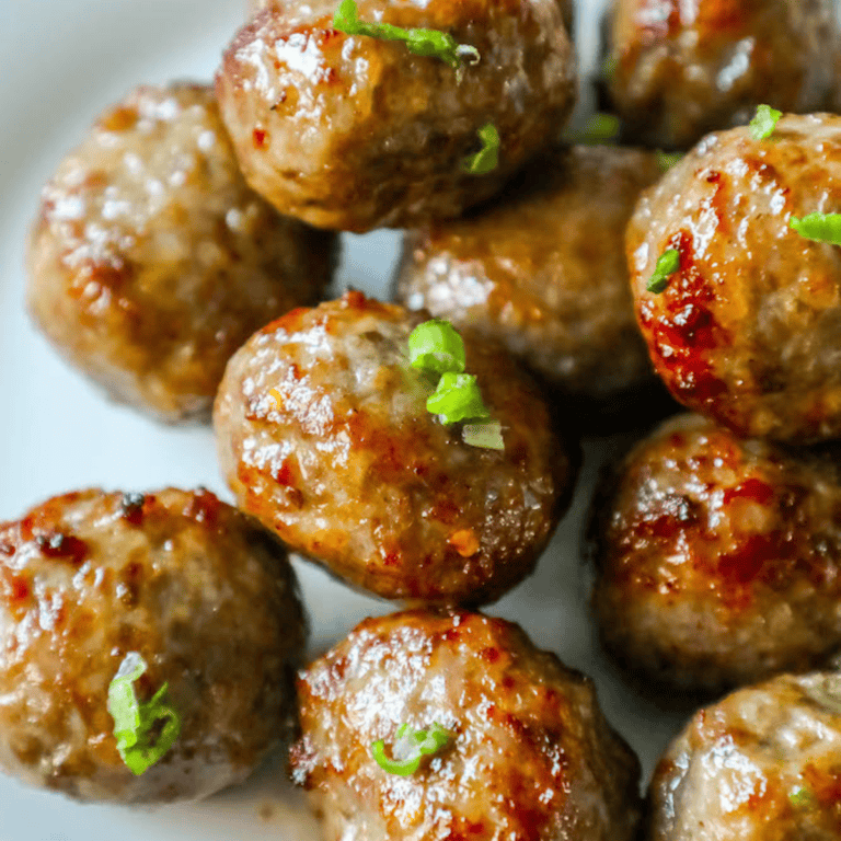 Easy Air Fried Meatballs Recipe - Sweet Cs Designs