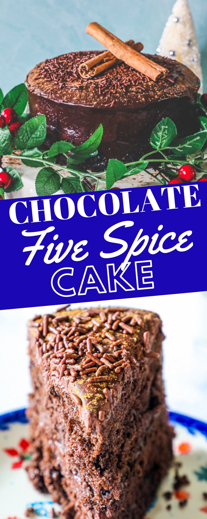 Easy Chocolate Chinese Five Spice Cake Recipe - Sweet Cs Designs