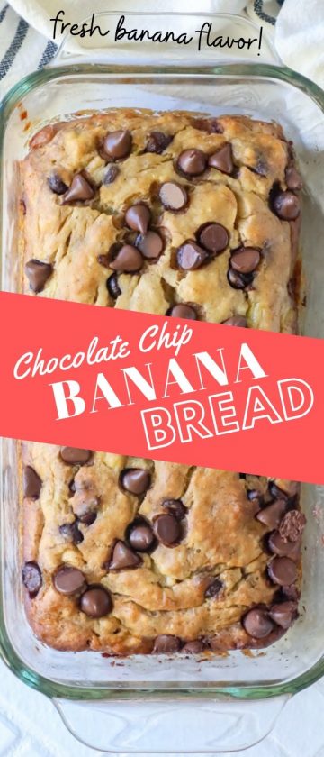 Best Banana Chocolate Chip Bread Recipe - Sweet Cs Designs