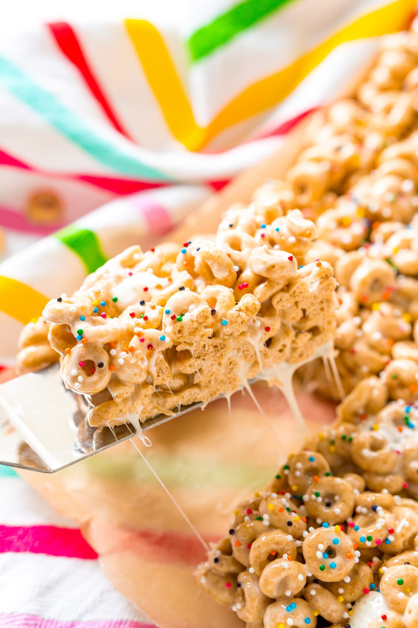 No Bake Cheerio Treats Recipe - Sweet Cs Designs