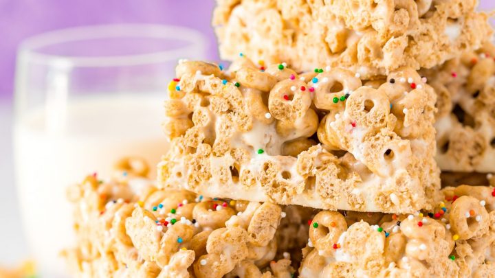 No Bake Cheerio Treats Recipe - Sweet Cs Designs