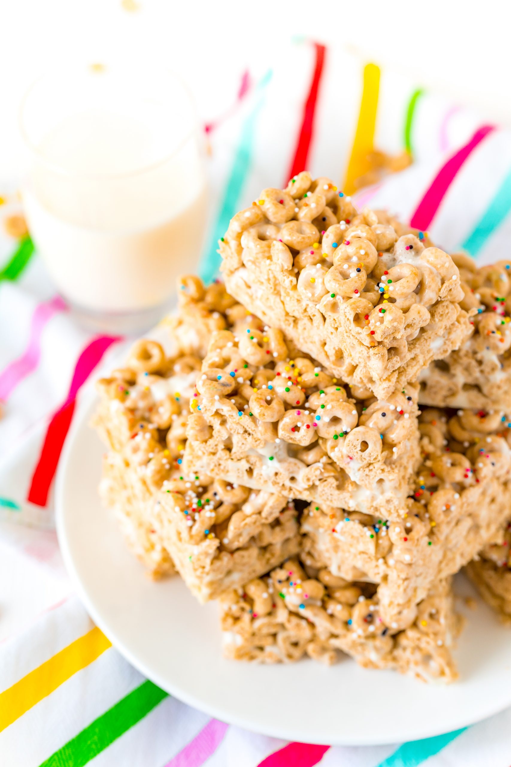 No Bake Cheerio Treats Recipe - Sweet Cs Designs