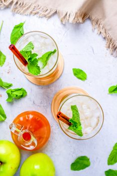 Easy Apple Cider Mojitos Recipe - Sweet Cs Designs
