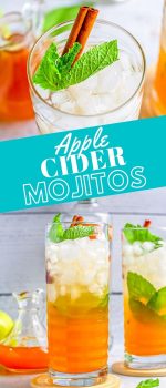 Easy Apple Cider Mojitos Recipe - Sweet Cs Designs