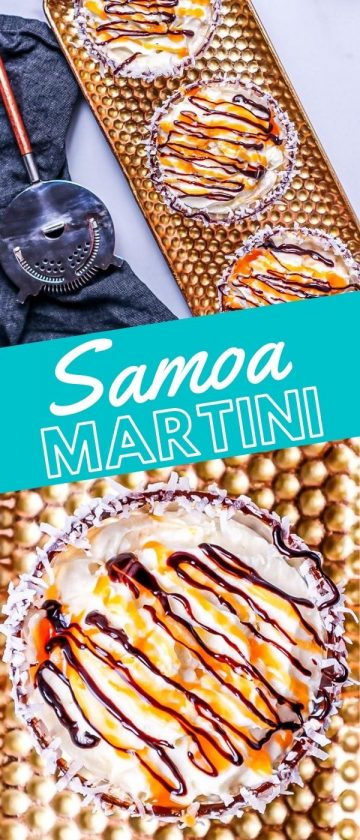 Easy Samoa Martini Recipe - Sweet Cs Designs