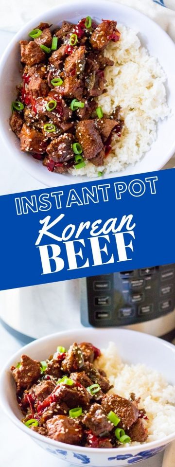 Easy Instant Pot Korean Beef - Sweet Cs Designs