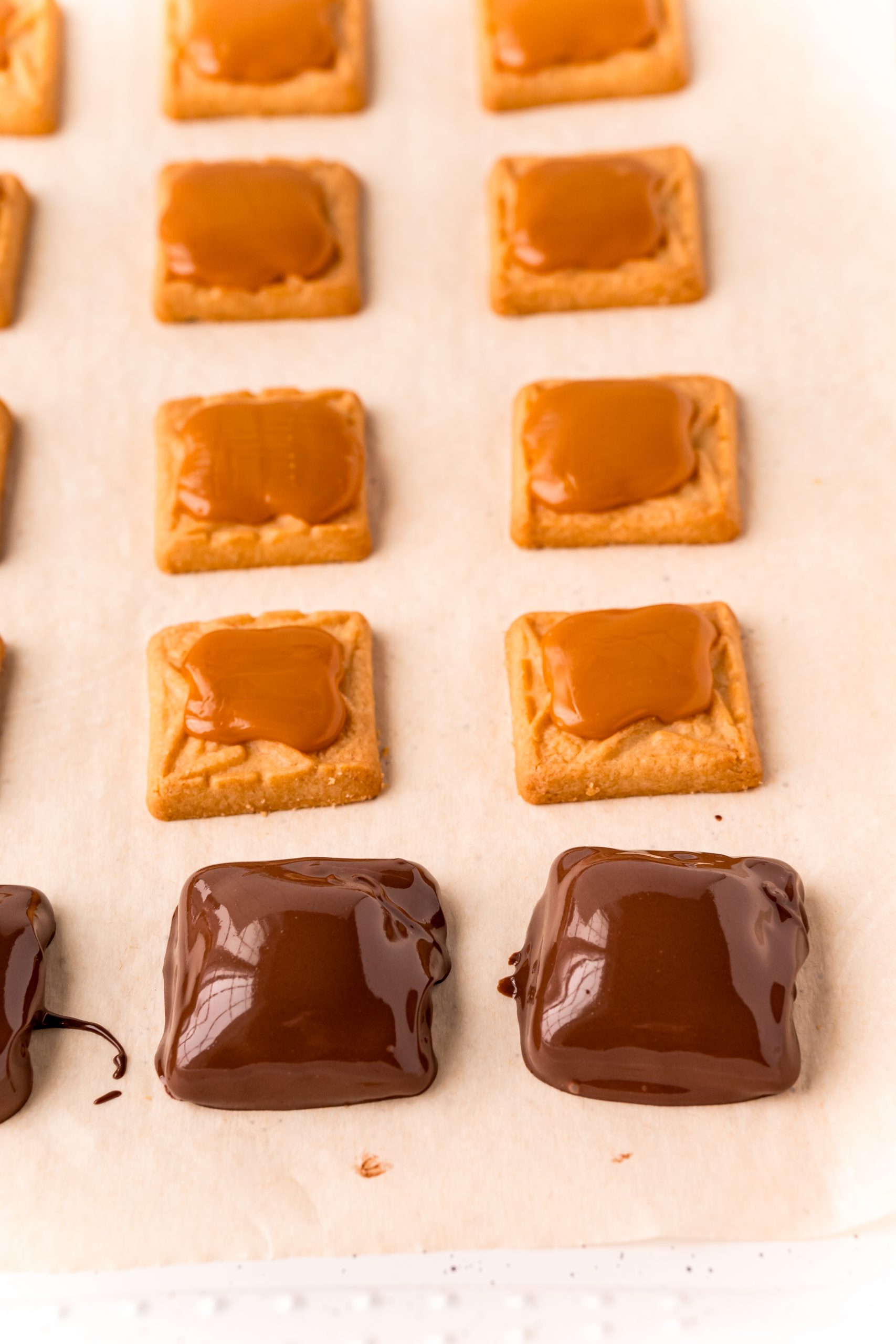 Easy Millionaire Shortbread Bites Recipe - Sweet Cs Designs