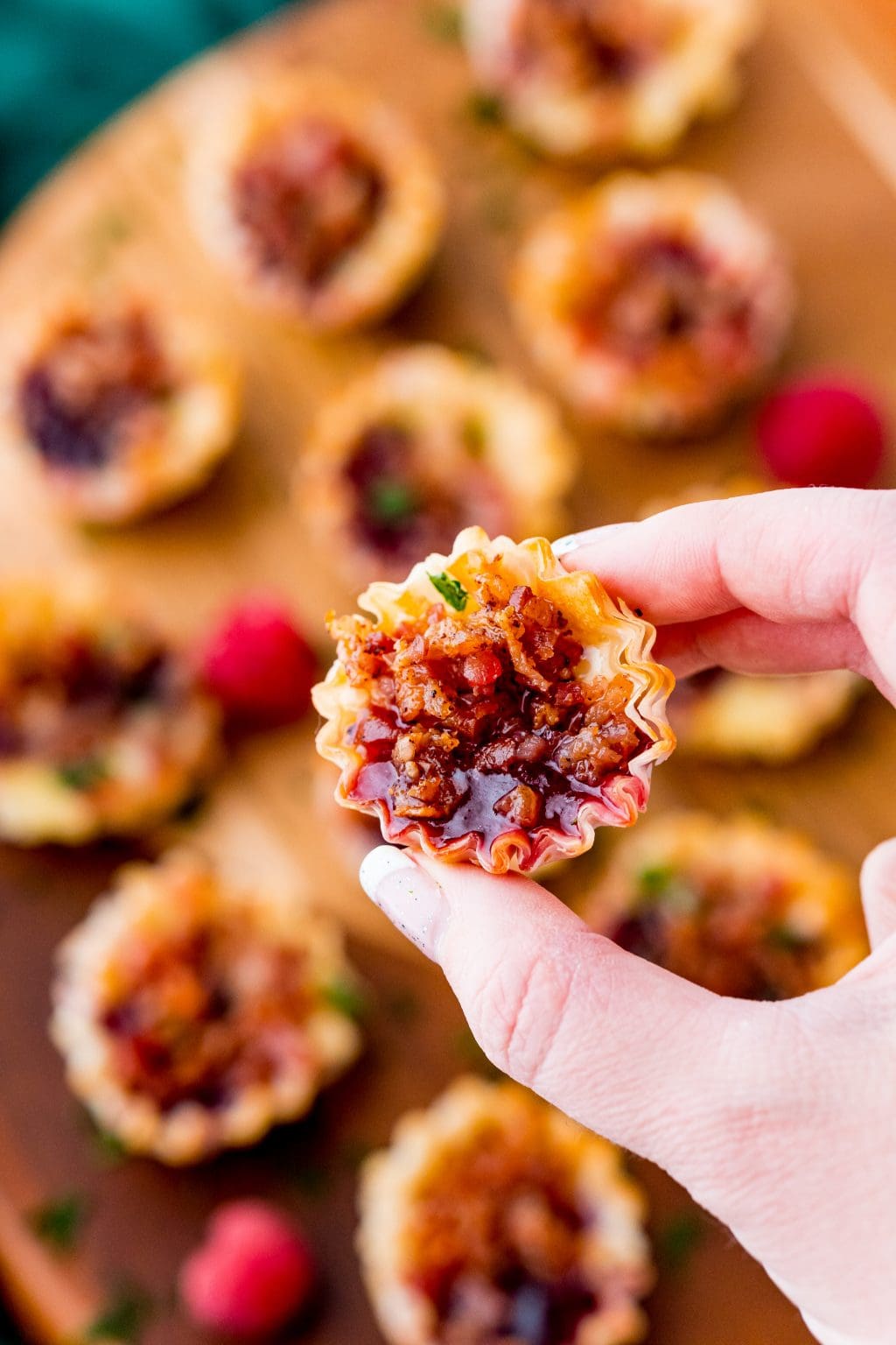 Bacon Raspberry Cheese Bites - Sweet Cs Designs