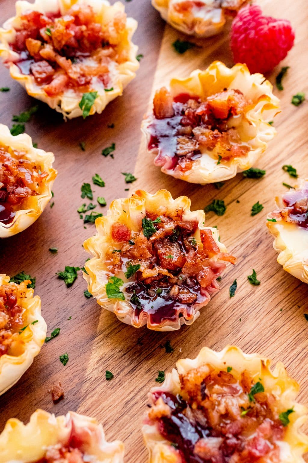 Bacon Raspberry Cheese Bites - Sweet Cs Designs