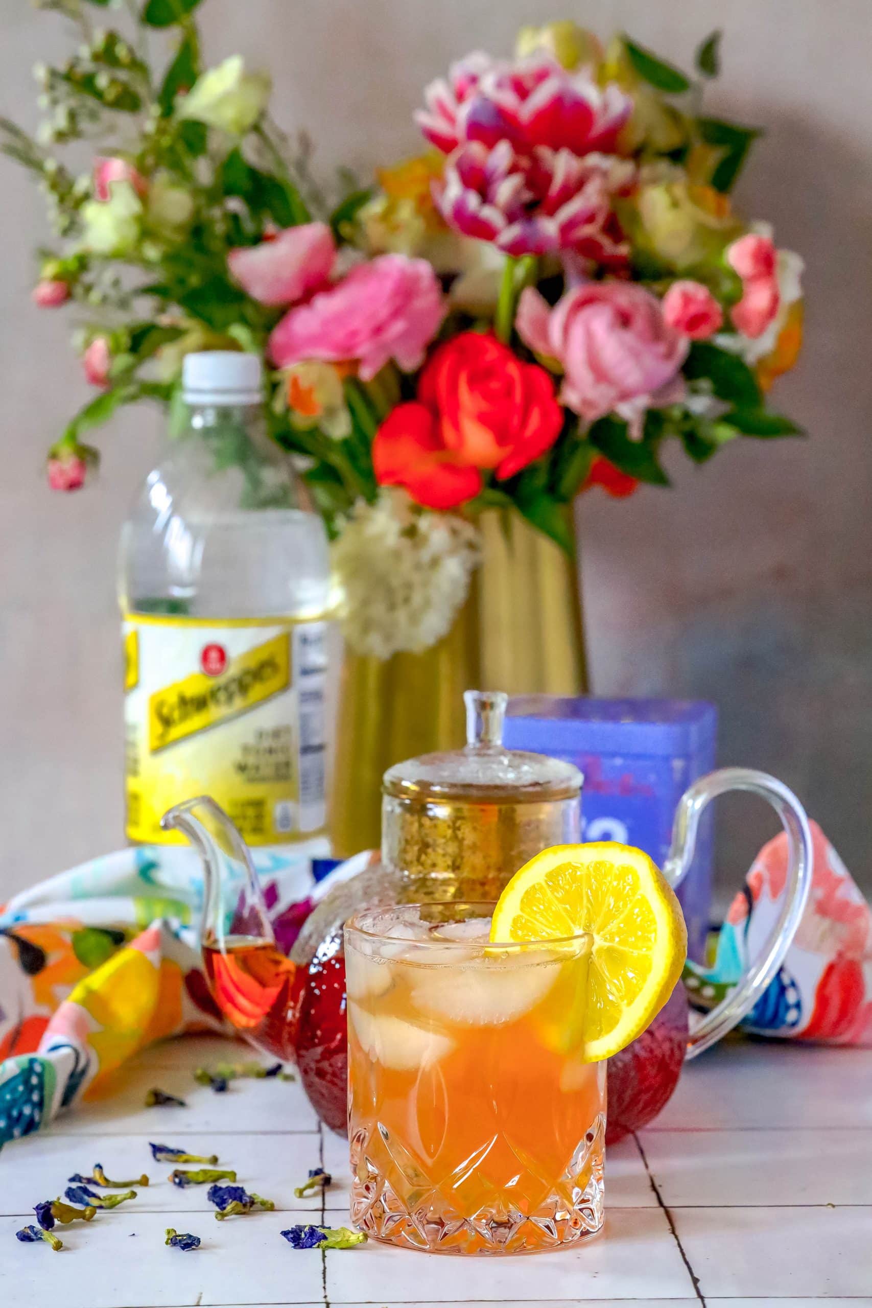 Earl Grey Sparkling Tea and Tonic Drink Recipe - Sweet Cs Designs
