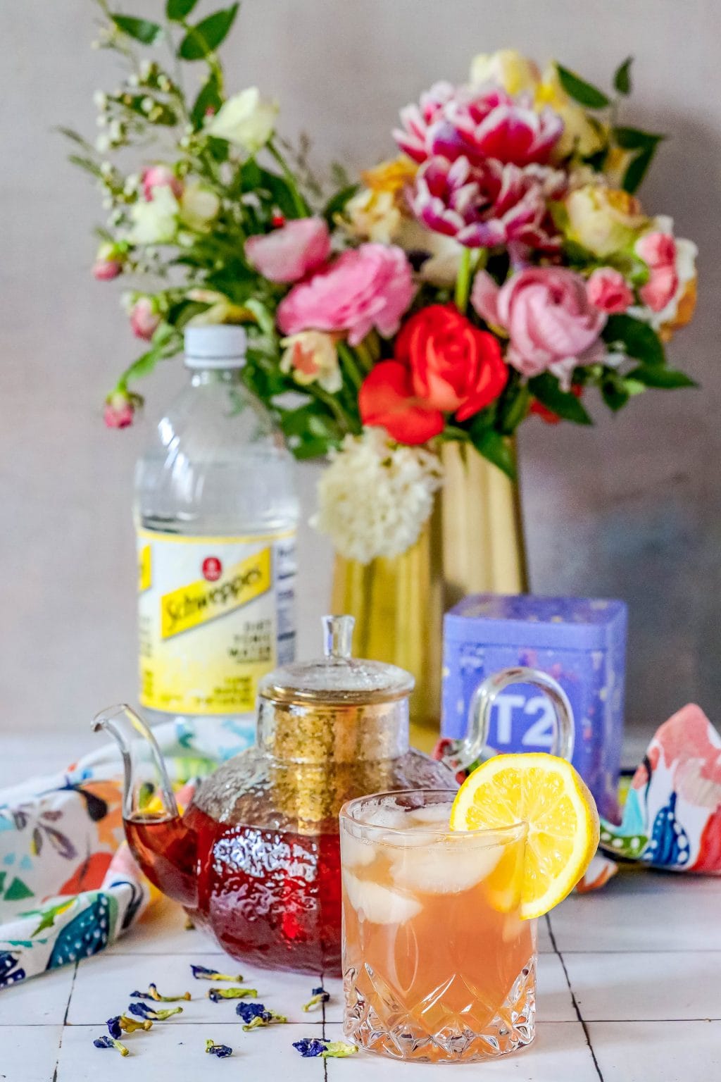 Earl Grey Sparkling Tea and Tonic Drink Recipe - Sweet Cs Designs