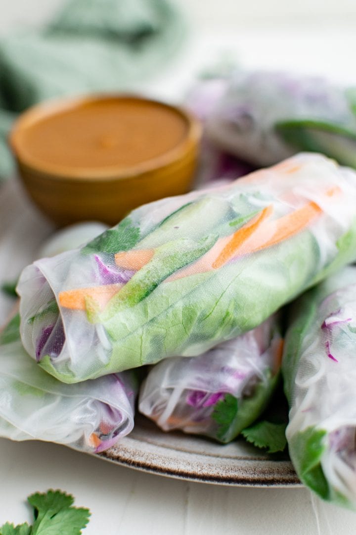 Vegetable Spring Rolls Recipe - Sweet Cs Designs