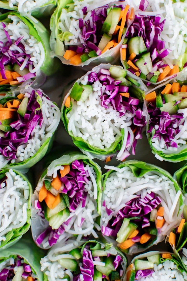 Vegetable Spring Rolls - Sweet Cs Designs