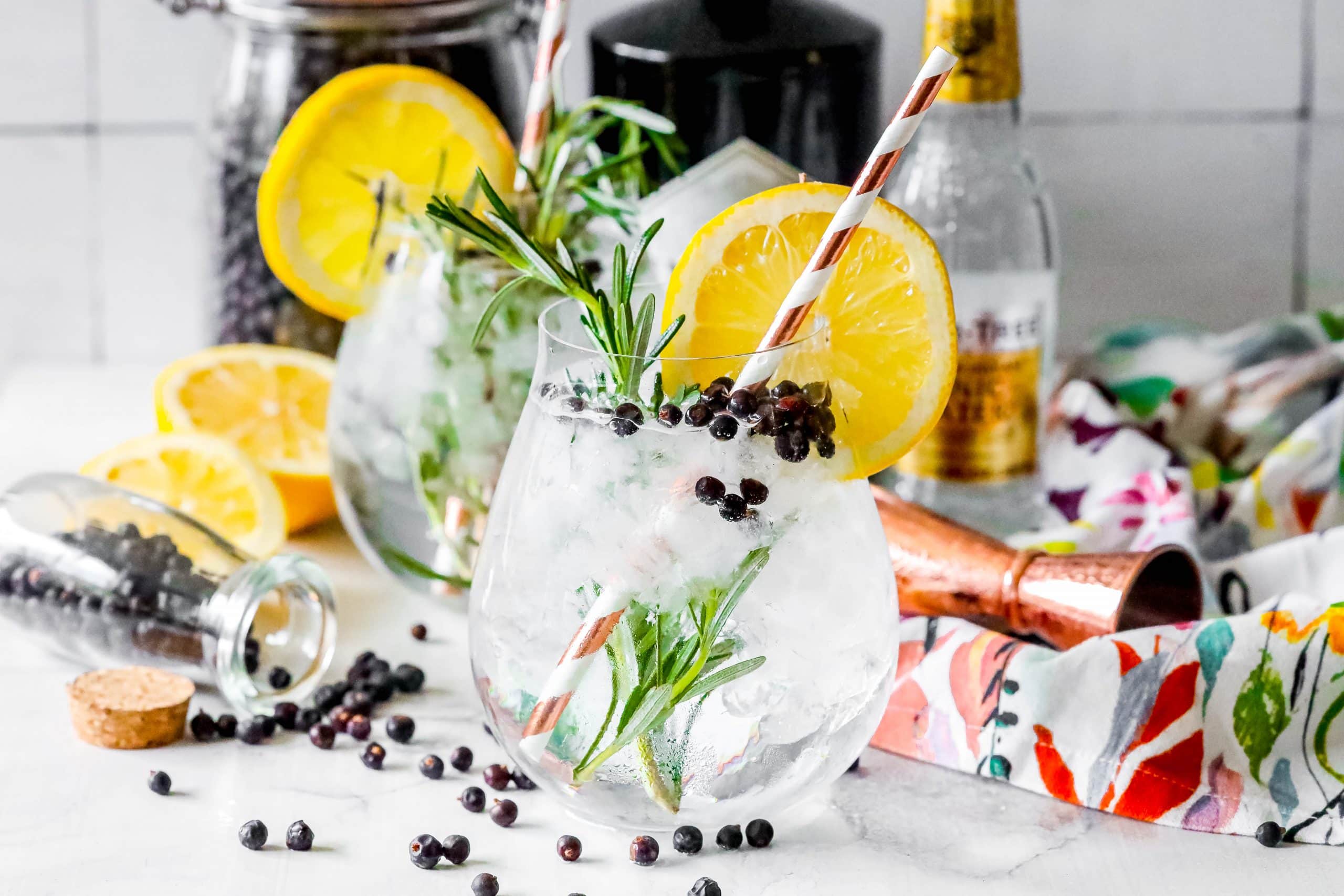 Cardamom and Juniper Gin and Tonic - Sweet Cs Designs