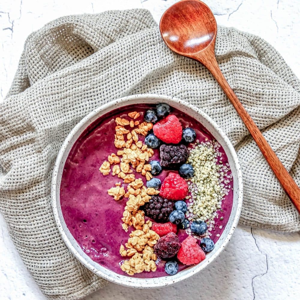 Triple Berry Smoothie Bowls Recipe - Sweet Cs Designs