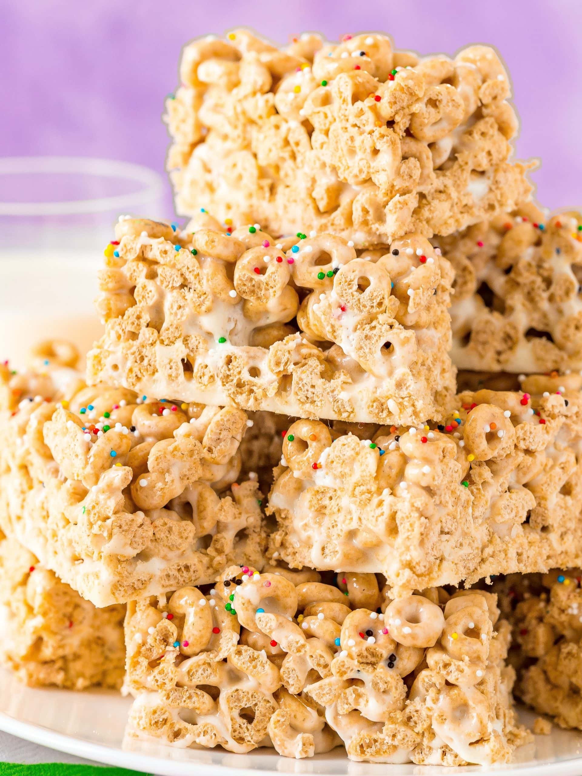 No Bake Cheerios Treats Recipe Story - Sweet Cs Designs