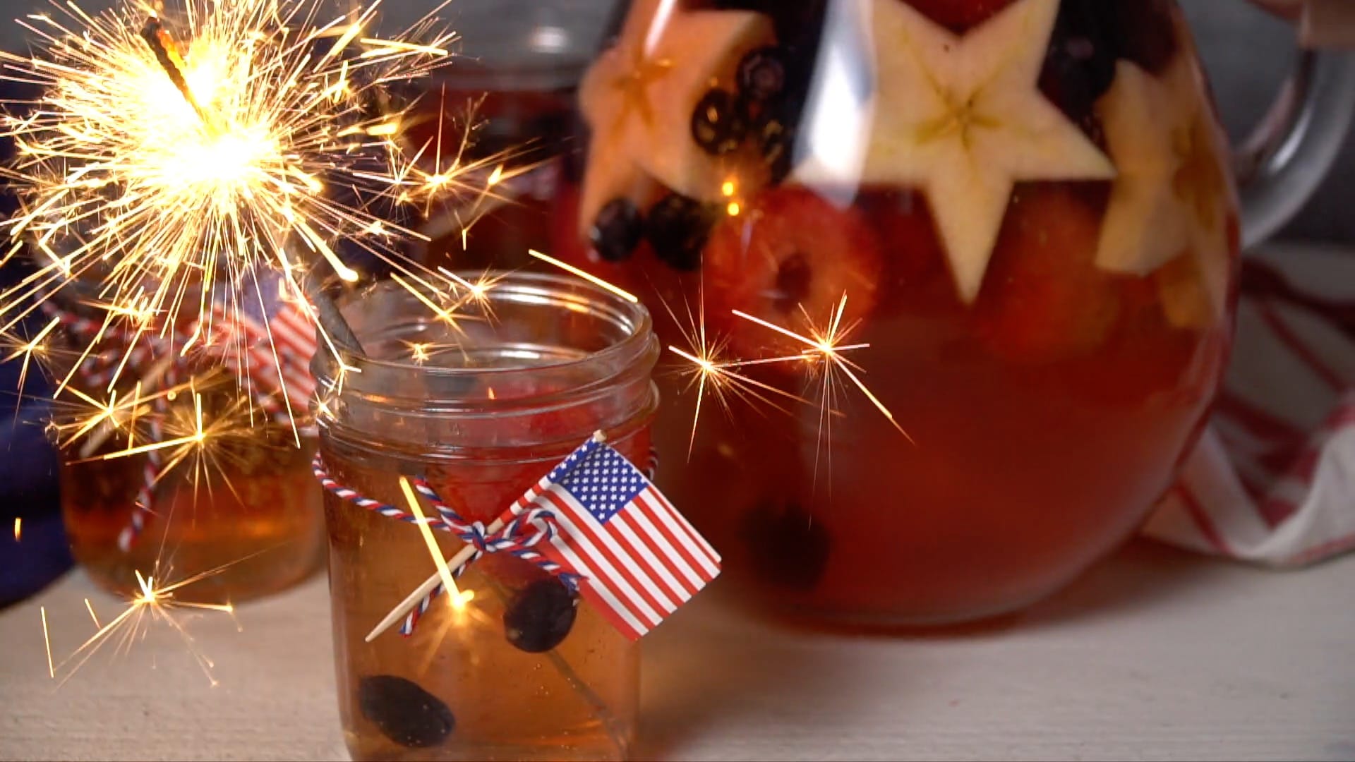 Red White and Blue Patriotic Punch - Sweet Cs Designs