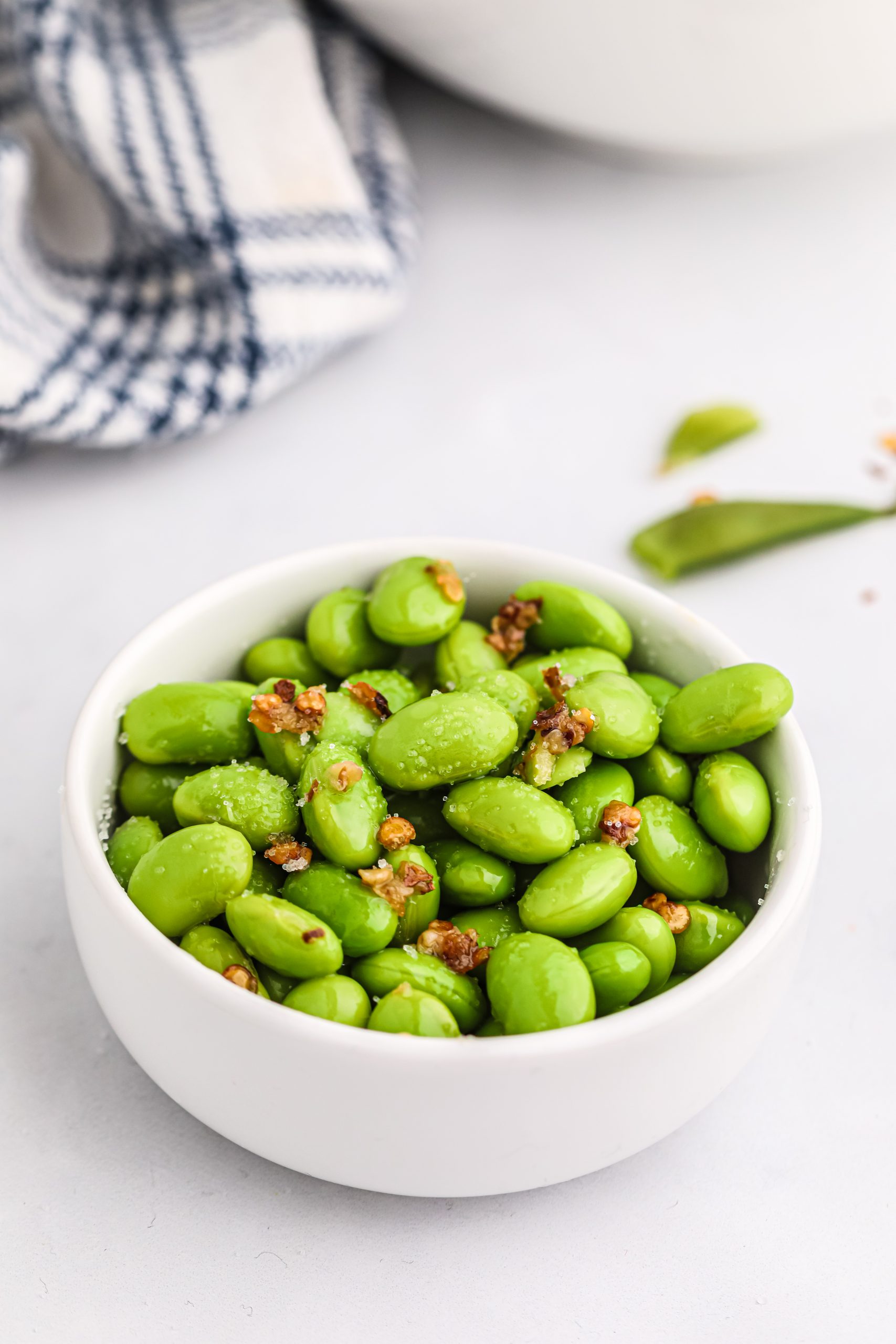 Easy Spicy Edamame Beans - Sweet Cs Designs