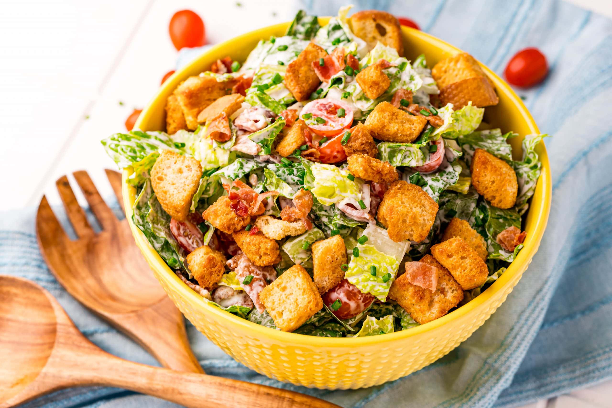 Easy BLT Salad Recipe - Sweet Cs Designs