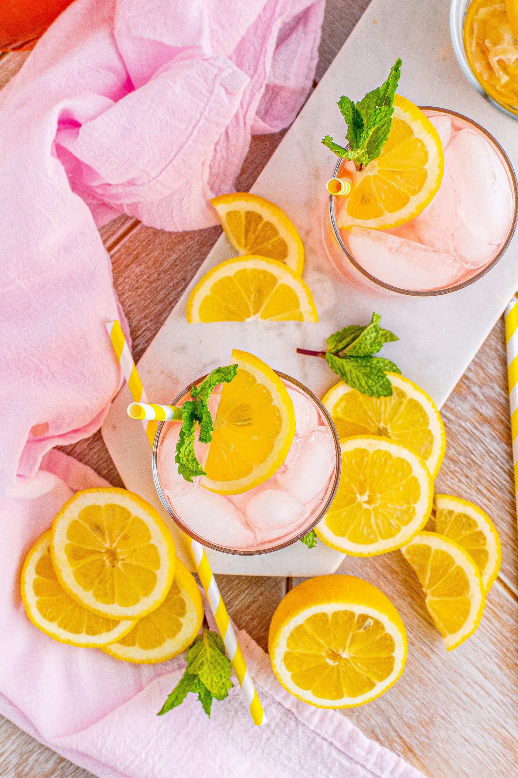 Old Fashioned Pink Lemonade Recipe - Sweet Cs Designs