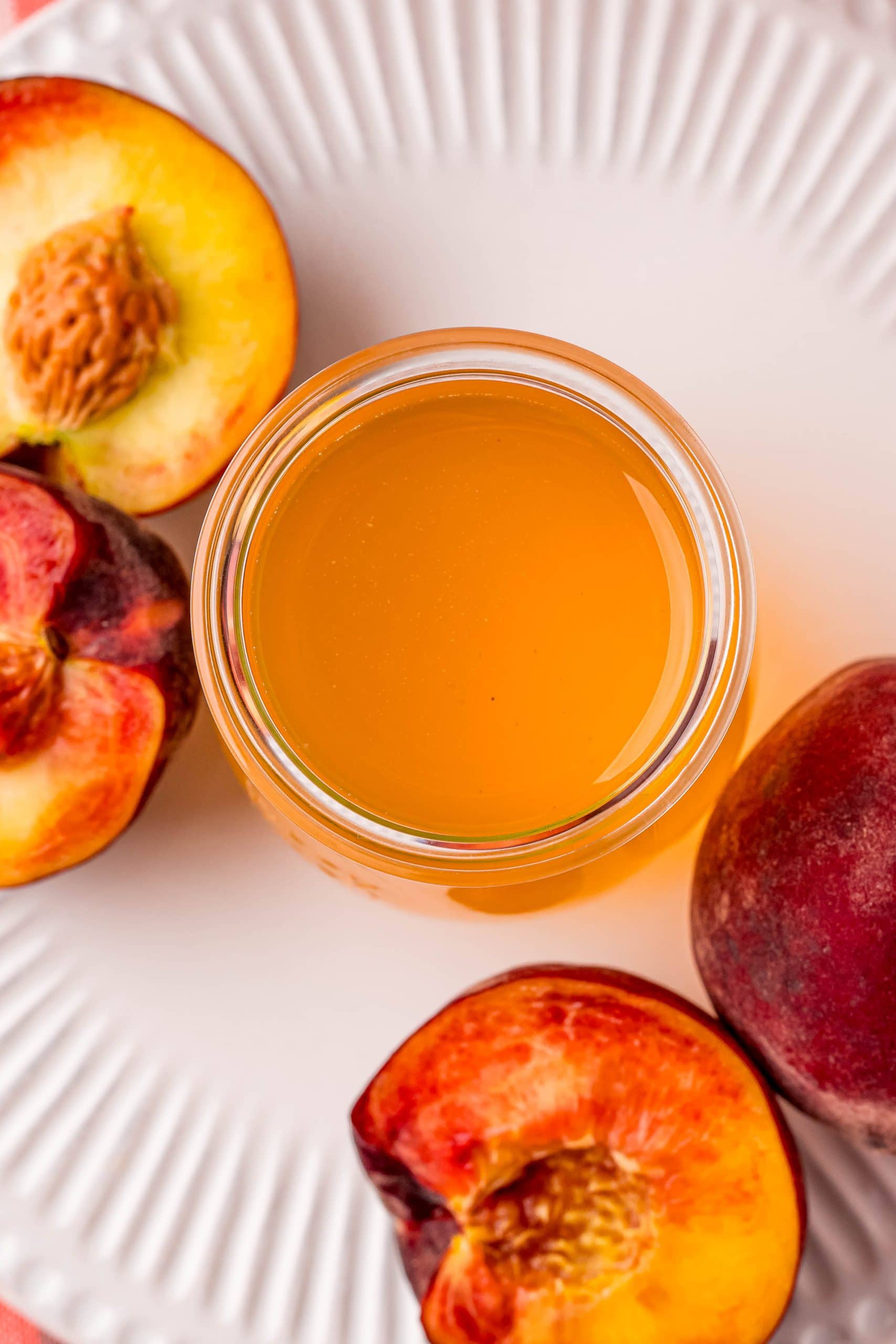 Easy Peach Simple Syrup Recipe - Sweet Cs Designs