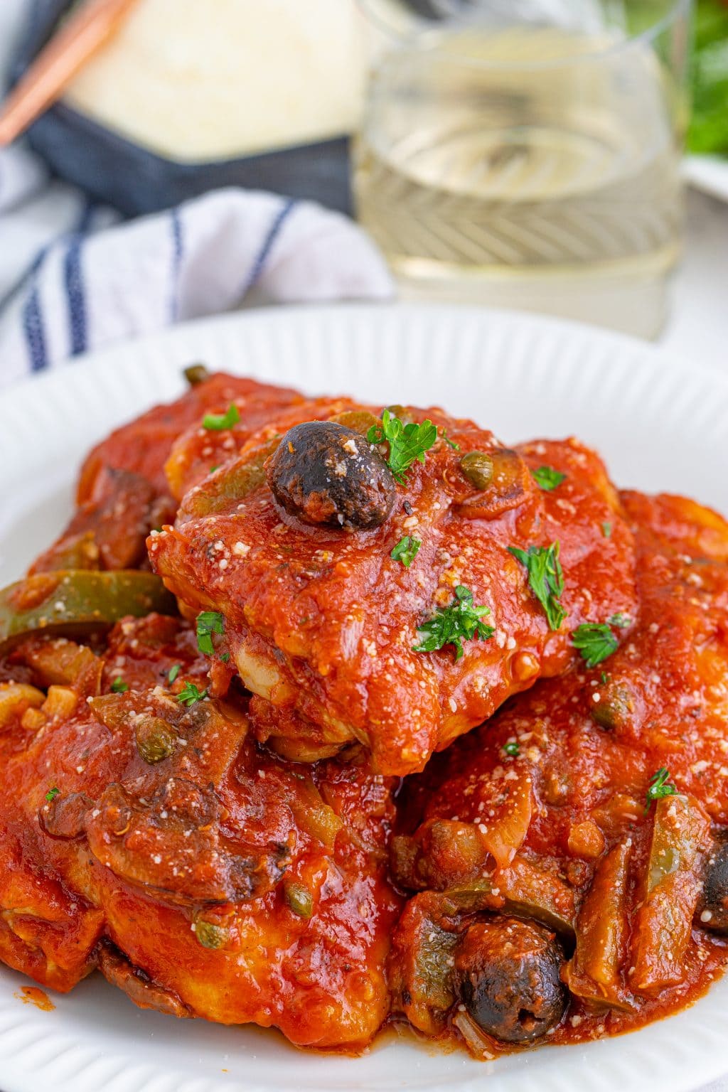 The Best Easy Chicken Cacciatore - Sweet Cs Designs