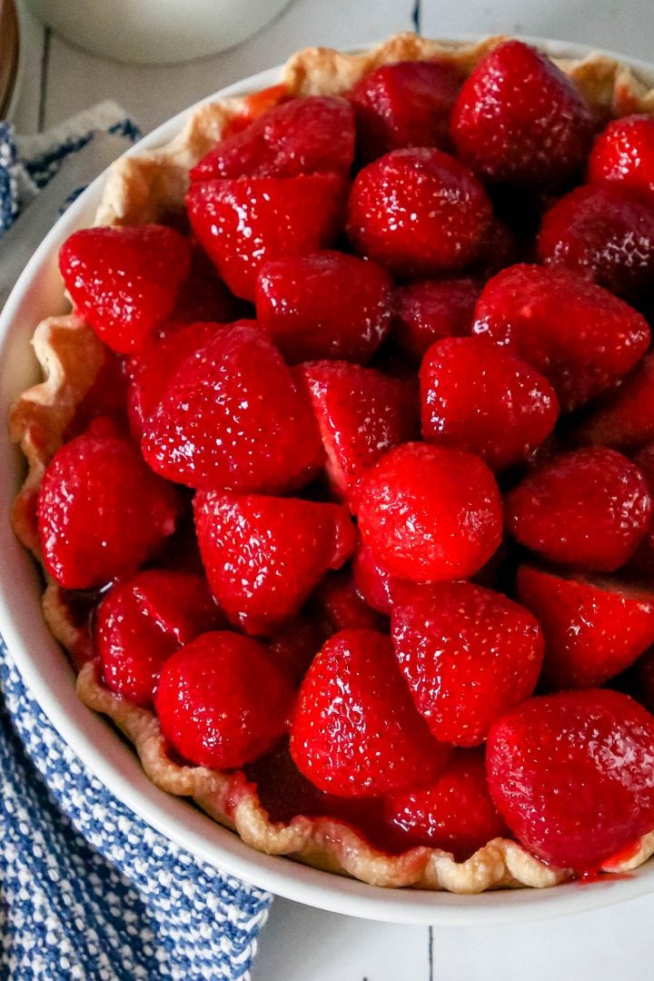 Homemade Strawberry Pie - Sweet Cs Designs