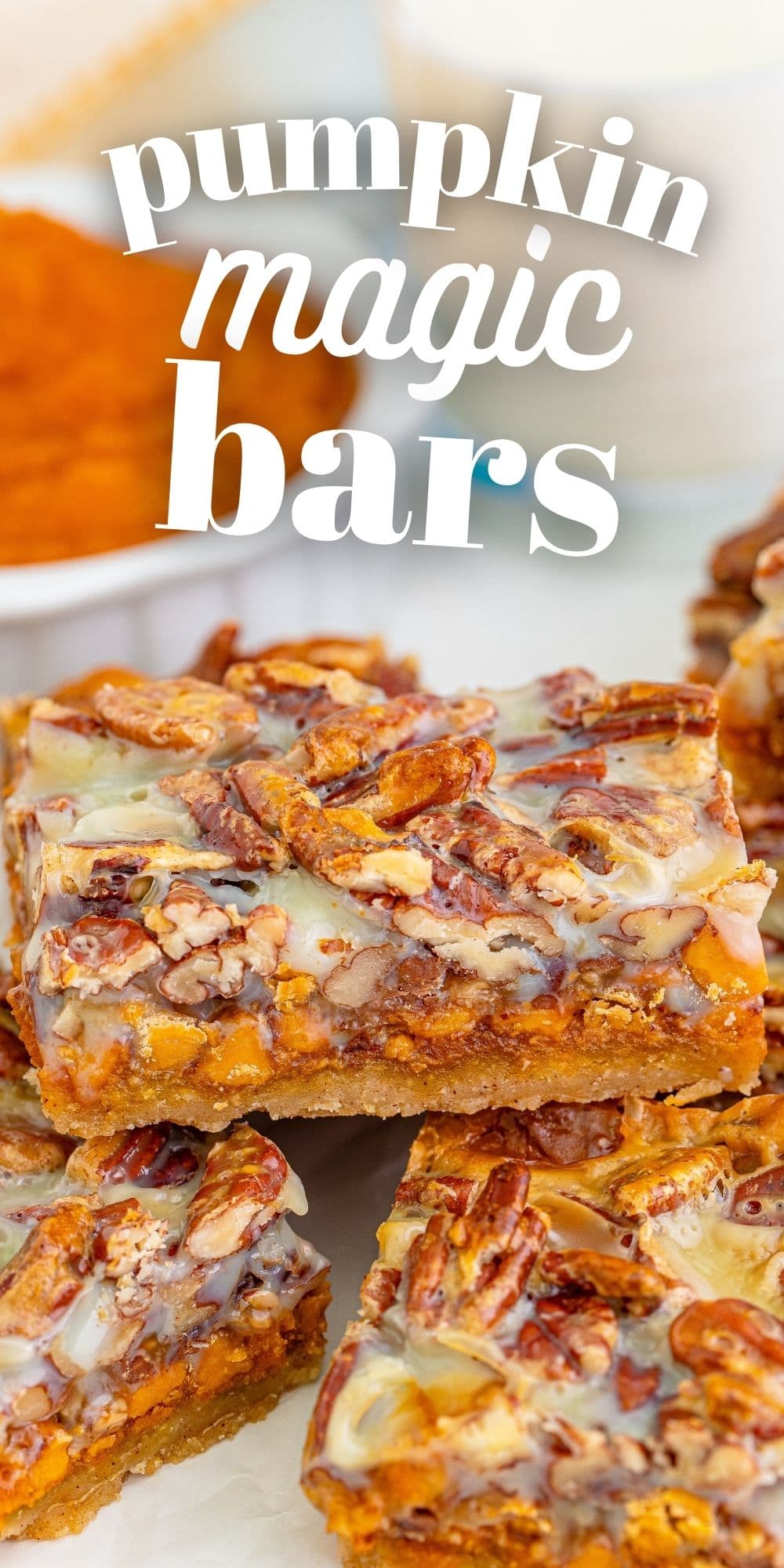 Pumpkin Magic Bars Recipe - Sweet Cs Designs