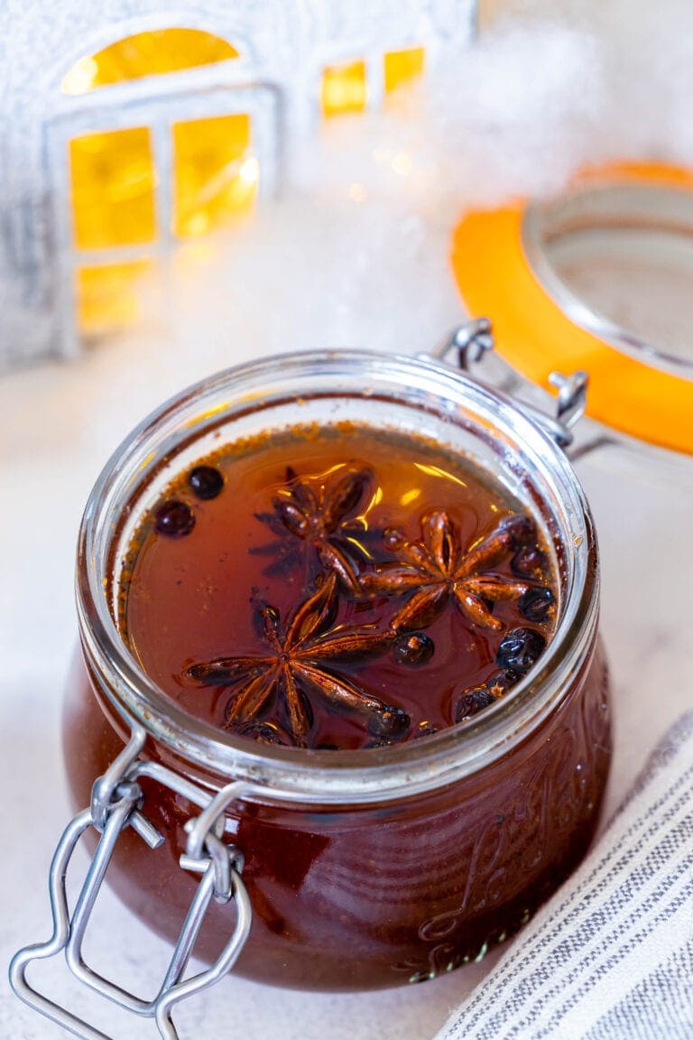 Mulled Simple Syrup Recipe - Sweet Cs Designs